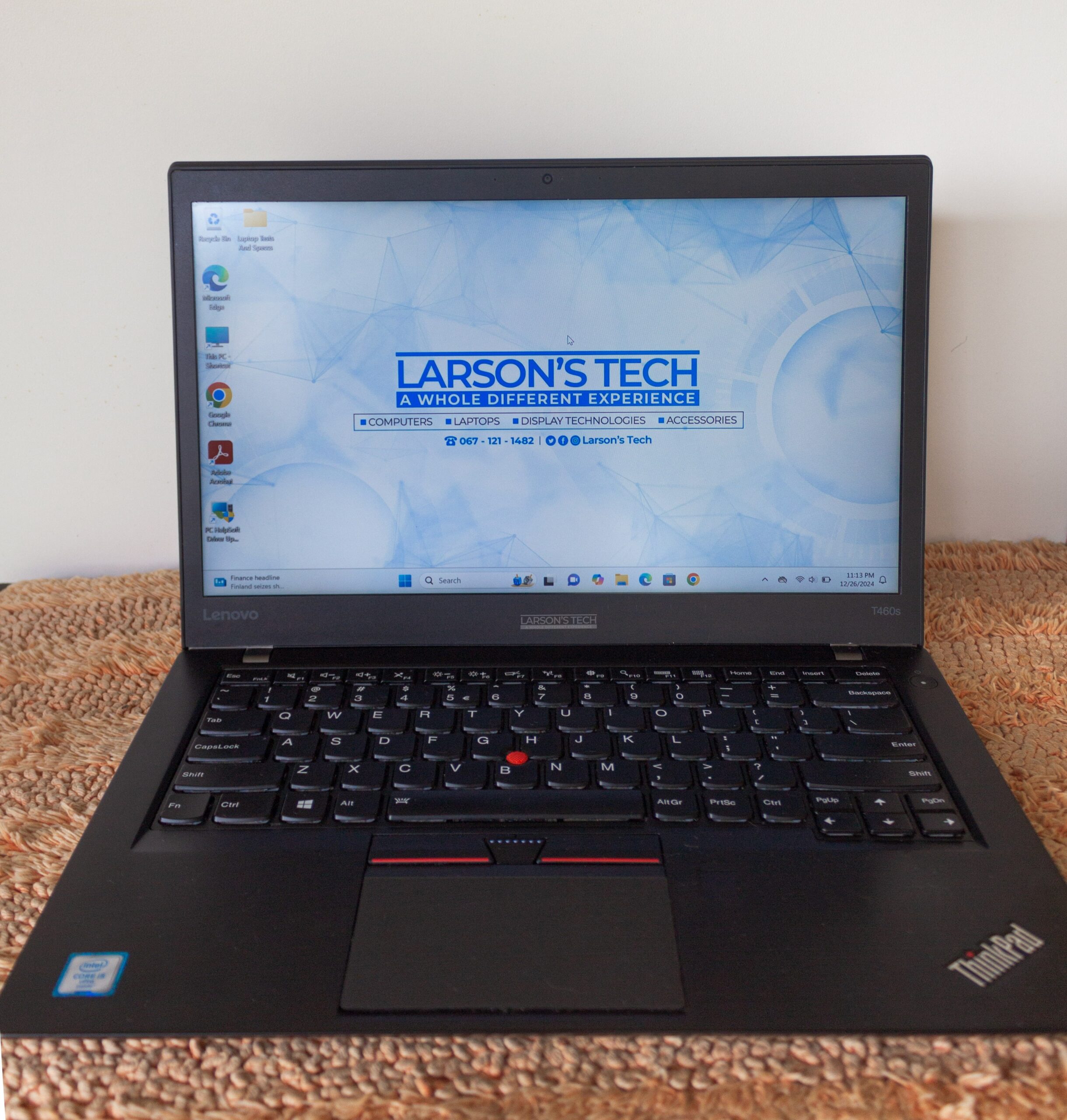 Lenovo ThinkPad T460s | i5 6th Gen | 8GB RAM | 256GB SSD | 14" Full HD | Windows 11 Pro - Larson ...